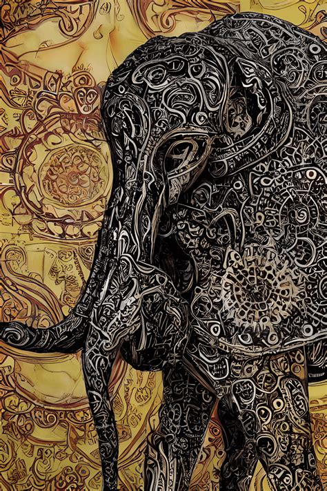 Intricate Modern Monolith Graphic · Creative Fabrica