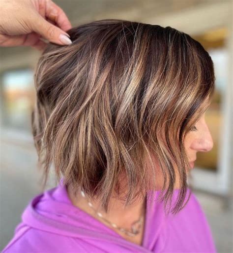 Wavy Layered Bob Haircuts