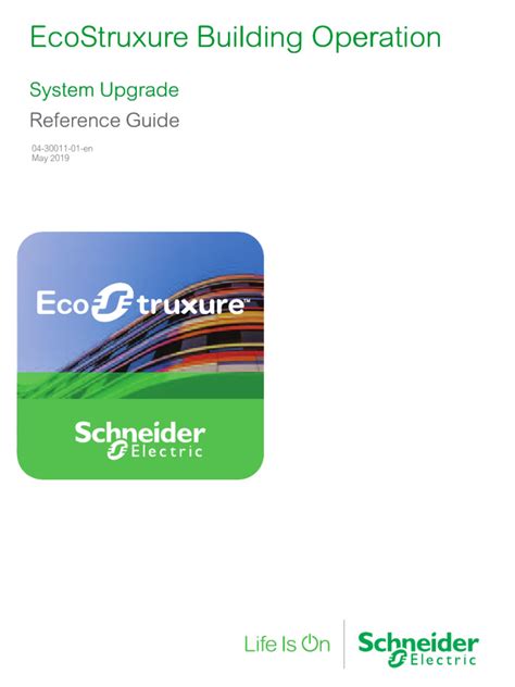 EcoStruxure Building Operation - System Upgrade Reference Guide | PDF | Databases | Web Server