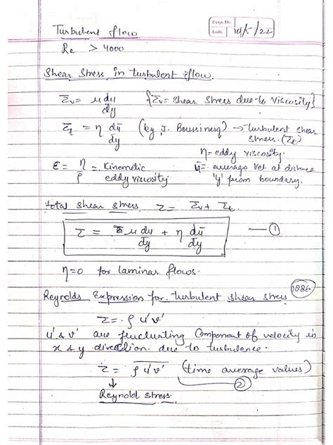 turbulent flow through pipes pdf pdf