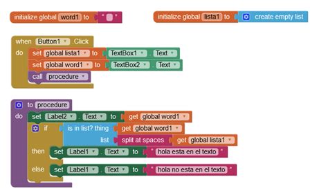 Getting To Identify Word In List Using Textbox Mit App Inventor Help