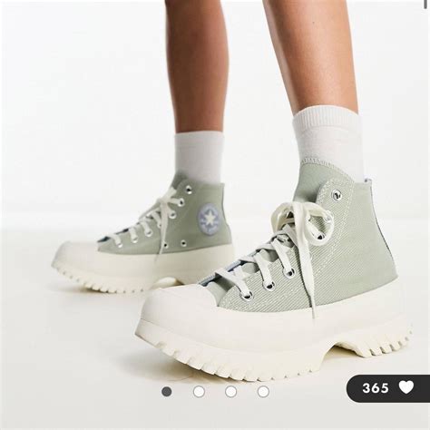 Sage Green Converse🕊️ Brand New Never Worn Got For Depop