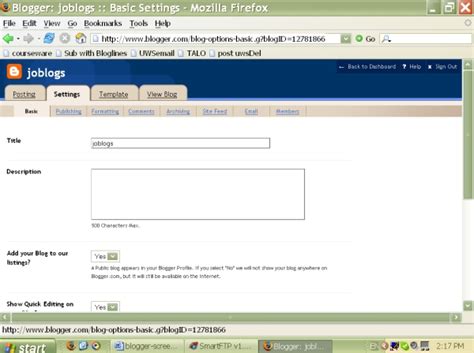 blogger screencast learn online