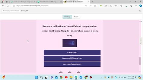 Design Editable Mailchimp Email Templates By Taslimao Fiverr