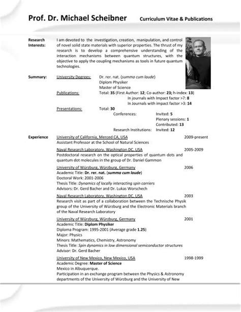 Prof Dr Michael Scheibner University Of California Merced