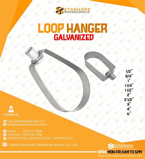 Galvanized Loop Hanger Clevis Hanger Commercial And Industrial Construction And Building