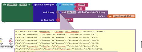 Esp32 Returned Sensor Value As Xml How To Parse Mit App Inventor