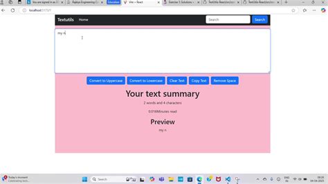 My Textutils App Using Reactjs Akhil Dixit