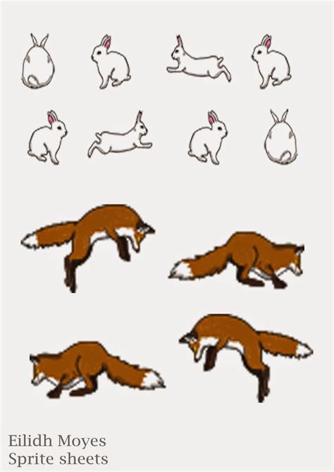 Digital Portfolio Gaming Simple Sprite Sheets