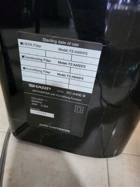 Sharp Ion Humidity Plasmacluster Everything Else On Carousell