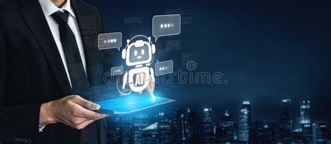 Ai Virtual Assistant For Smarter Business Operations Vouch Stock Image