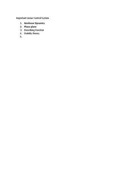 linear control system pdf