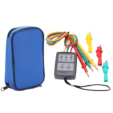 Buy Rotation Tester Sp8030 3 Phase Sequence Rotation Meter Compact Handheld Battery Free