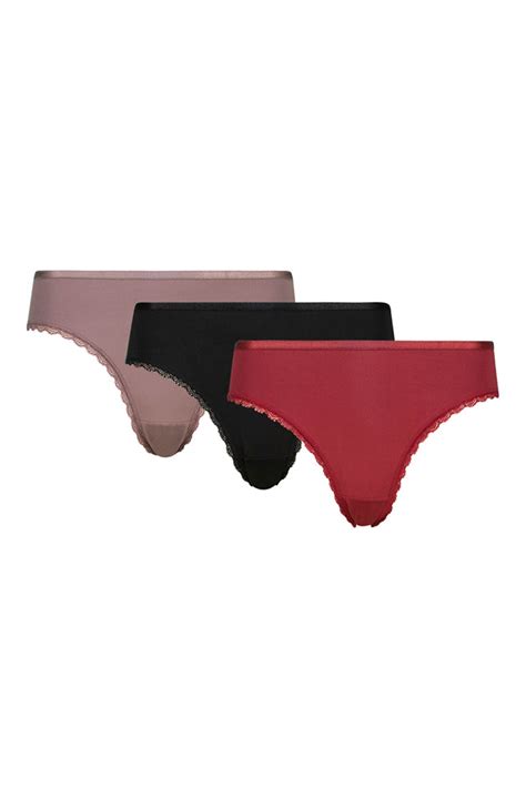 Amy Bikini 3pk 158048 Black Dunns