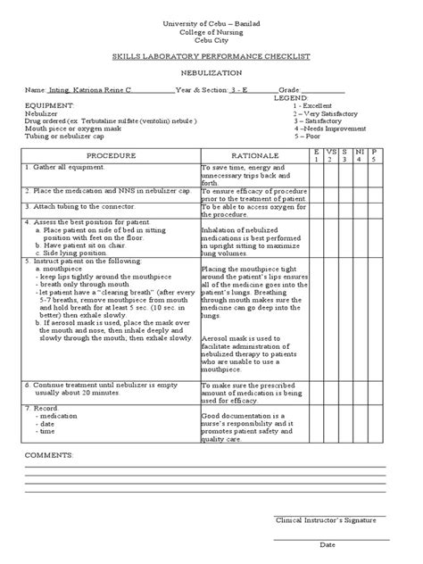 Nebulization Rationale Pdf Breathing Patient