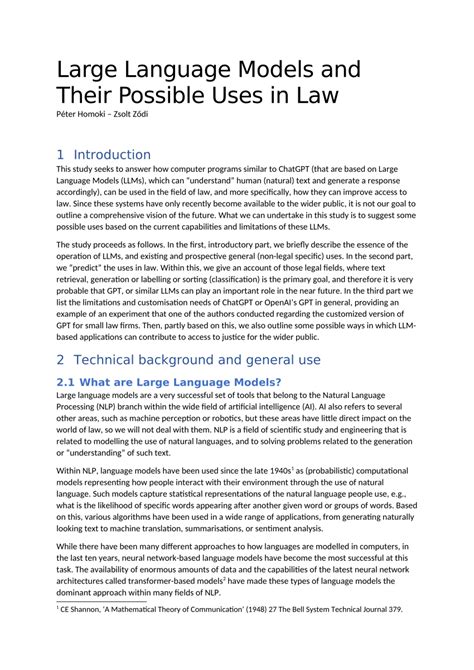 pdf large language models and their possible uses in law