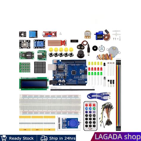 2023 Makerlab Upgraded Starter Kit For Uno R3 Dip With Pdf Manual Lessons Compatible Arduino Kit
