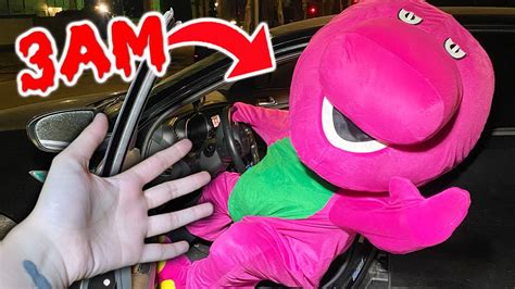 Barney Stole My Car At 3am He Crashed Barney Error Youtube