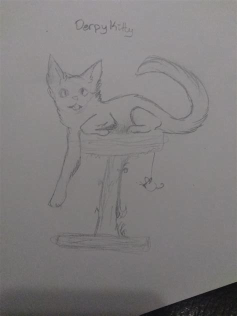 Derpy Kitty Sketch R Furry