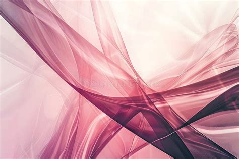 Abstract Pink And Rose Hues Flowing Dynamically Across Canvas Creating