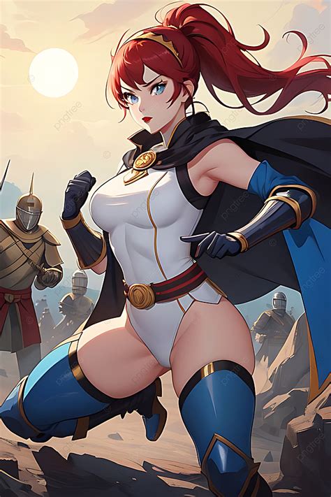 Red Haired Crusader Faces Fierce Enemies To Protect Her Homeland