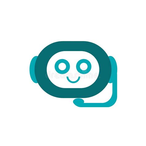 Chat Bot Design Simple Chat Bot Design Chat Bot Icon Green Chat Bot Vector Illustration Stock