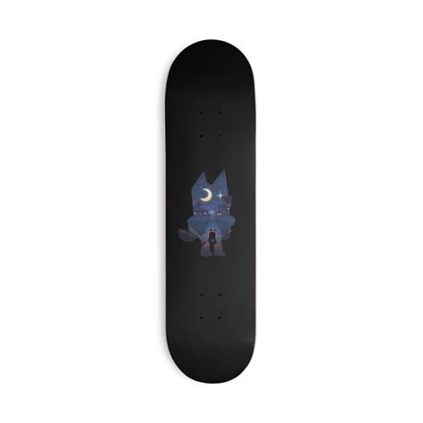 Bluey Night Skateboard Deck Only Dandingerozs Artist Shop