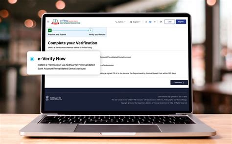 Step By Step Guide To E Verify Your Income Tax Return In 2025