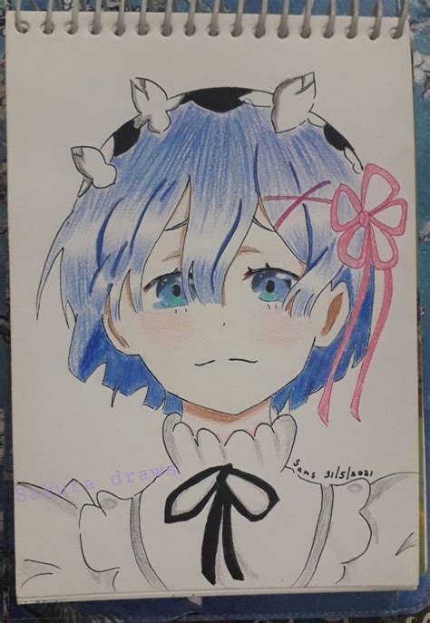 Rem Re Zero Sketch Book Anime Sketches