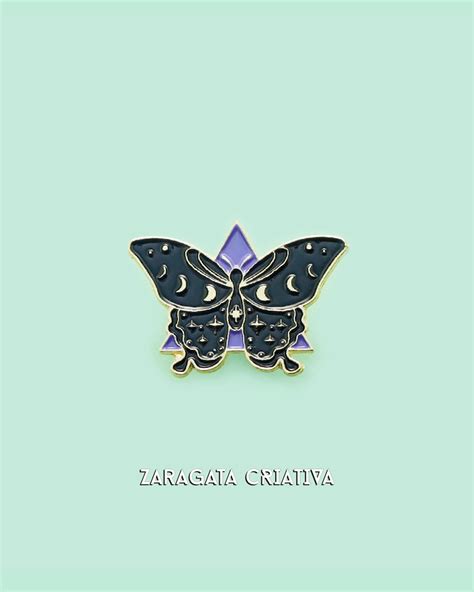Pin Borboleta Zaragata Criativa