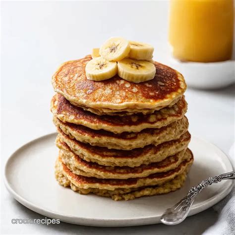 Cottage Cheese Banana Oatmeal Protein Pancakes Crock Recipes