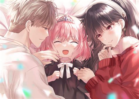 Аниме семья много фото