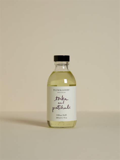 Tonka And Patchouli Diffuser Refill And Reeds 200ml Plum And Ashby
