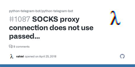 socks proxy connection does not use passed username password · issue