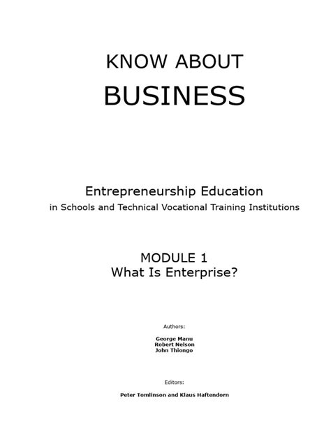 Module 1 Handout Pdf Entrepreneurship Franchising