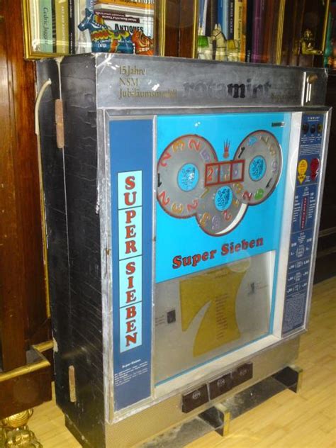 Stari IgraČi Automat Na SreĆu Rotamint Super Sieben