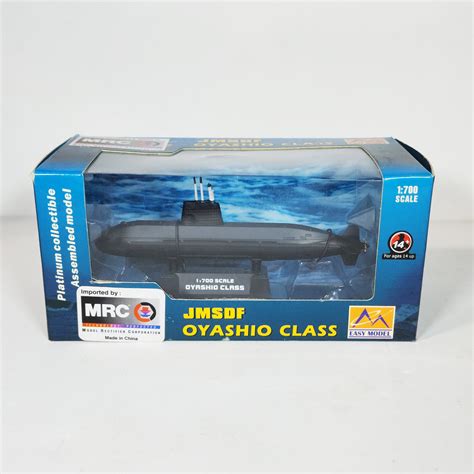 Easy Model Jdsdf Oyashio Class Submarine 1700 Scale Plastic Display