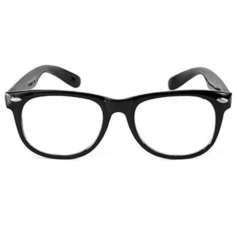 Deluxe Black Glasses Black Plastic Glasses