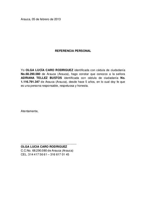 Carta De Referencia Personal Modelos En Formato Word My Xxx Hot Girl