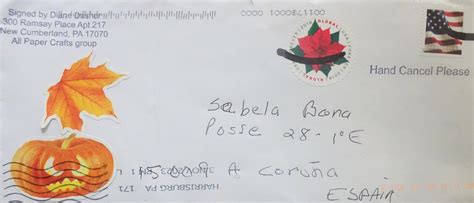 Sabela Baña Mail Art Y Poesia Visual I Received Mail Art Of Diane Dasher From Usa