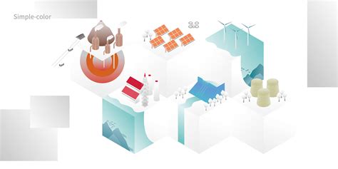 Isometric Infrastructure Island Illustration Behance