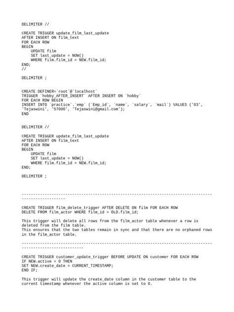 Sqltrigger Pdf