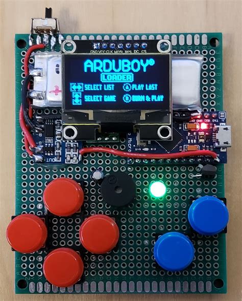 ArduBigBOY WAS My Homemade Pro Micro SSD With Flash Cart Homemade Arduboy