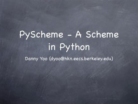 what is scheme
