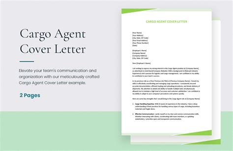 Cargo Assistant Cover Letter At Caitlin Hume Blog