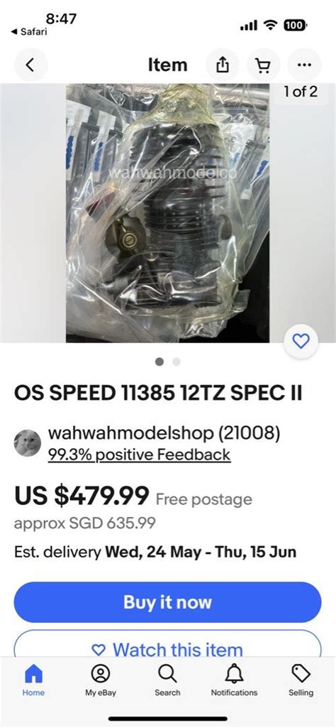 OS Max TZ Spec Tuned As New Hobbies Toys Toys Games On Carousell