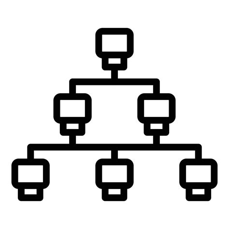Big Data Structure Icon Outline Style 15897382 Vector Art At Vecteezy