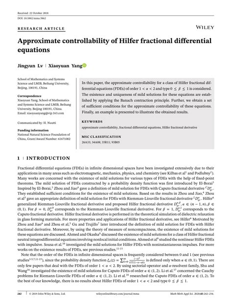 Approximate Controllability Of Hilfer Fractional Differential Equations