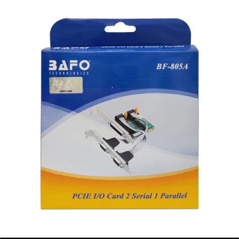 Jual BAFO BF 805A PCIE 2S 1P PCI EXPRESS I O CARD 2 SERIAL 1 PARAREL CHIPSET ASIX Jakarta
