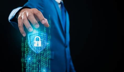 Premium Photo Data Encryption Concept External Hack Protection Code